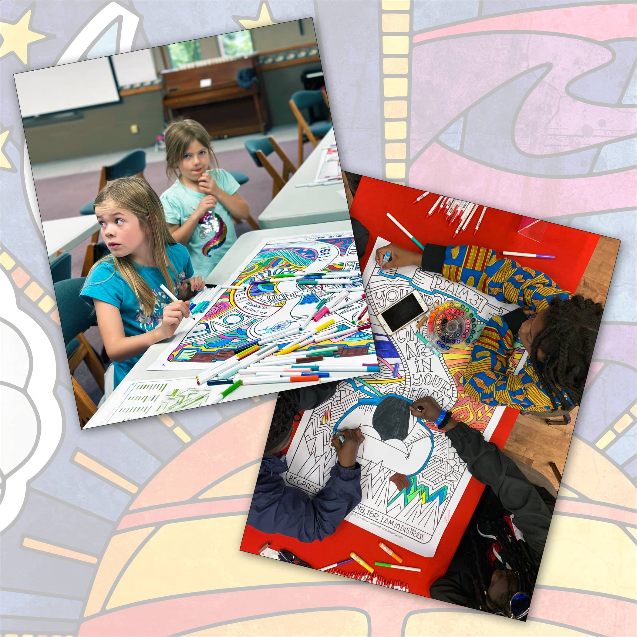 Psalms Coloring Posters • Create Communal Art Intergenerationally ...