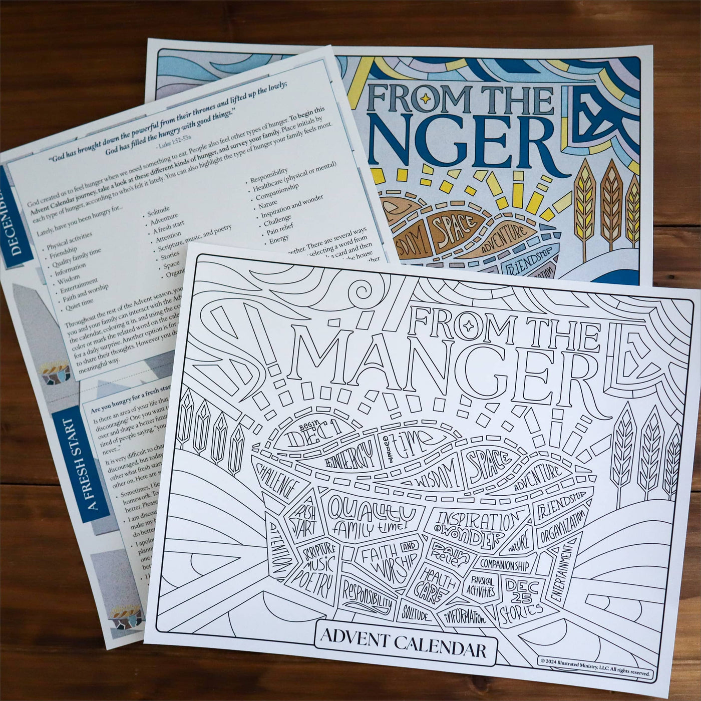 From the Manger Advent Calendar — Illustrated Ministry