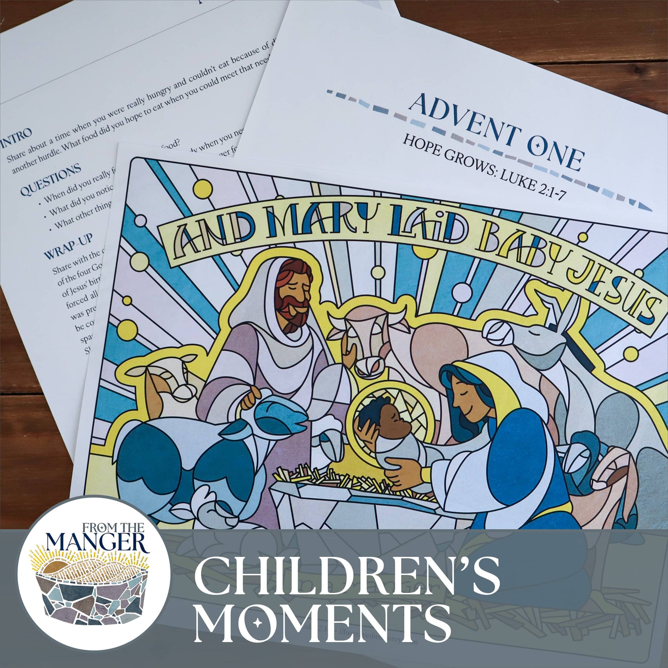 From the Manger Children's Moments — Illustrated Ministry