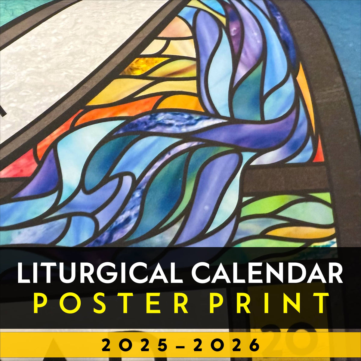 Liturgical Calendar Poster Print (2025–2026) — Illustrated Ministry