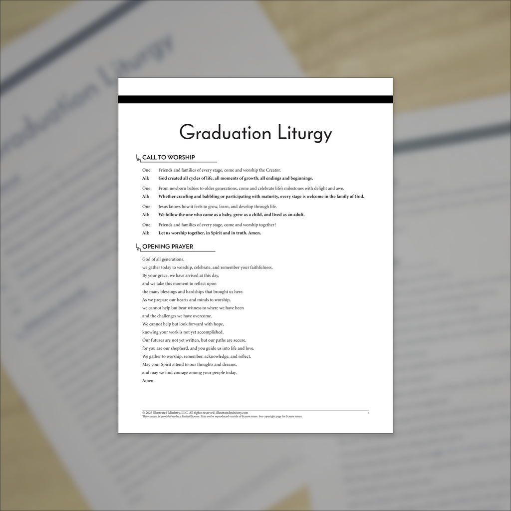 Graduation & Volunteer Appreciation Resources — Illustrated Ministry
