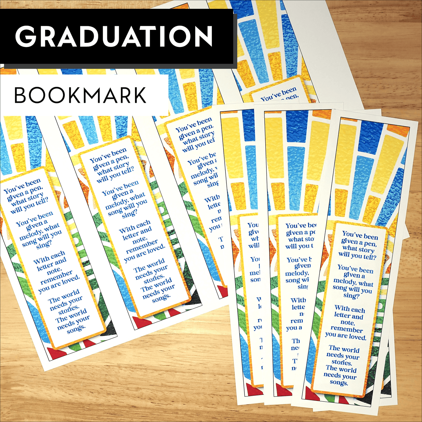 Graduation Bookmark — Illustrated Ministry