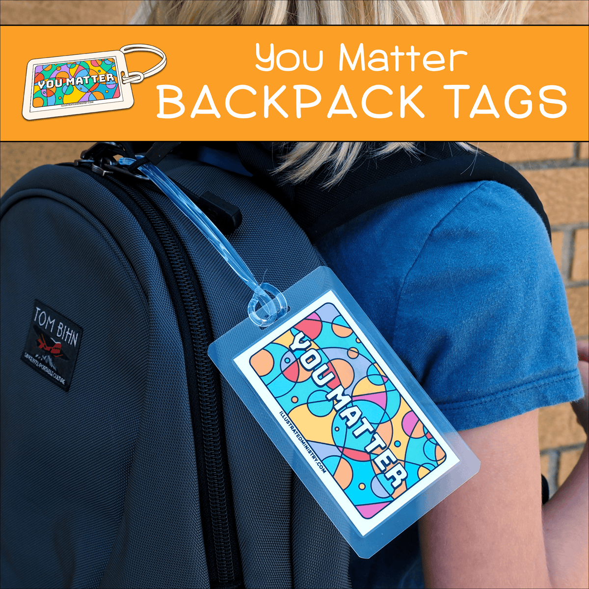 "You Matter" Backpack Tags — Illustrated Ministry