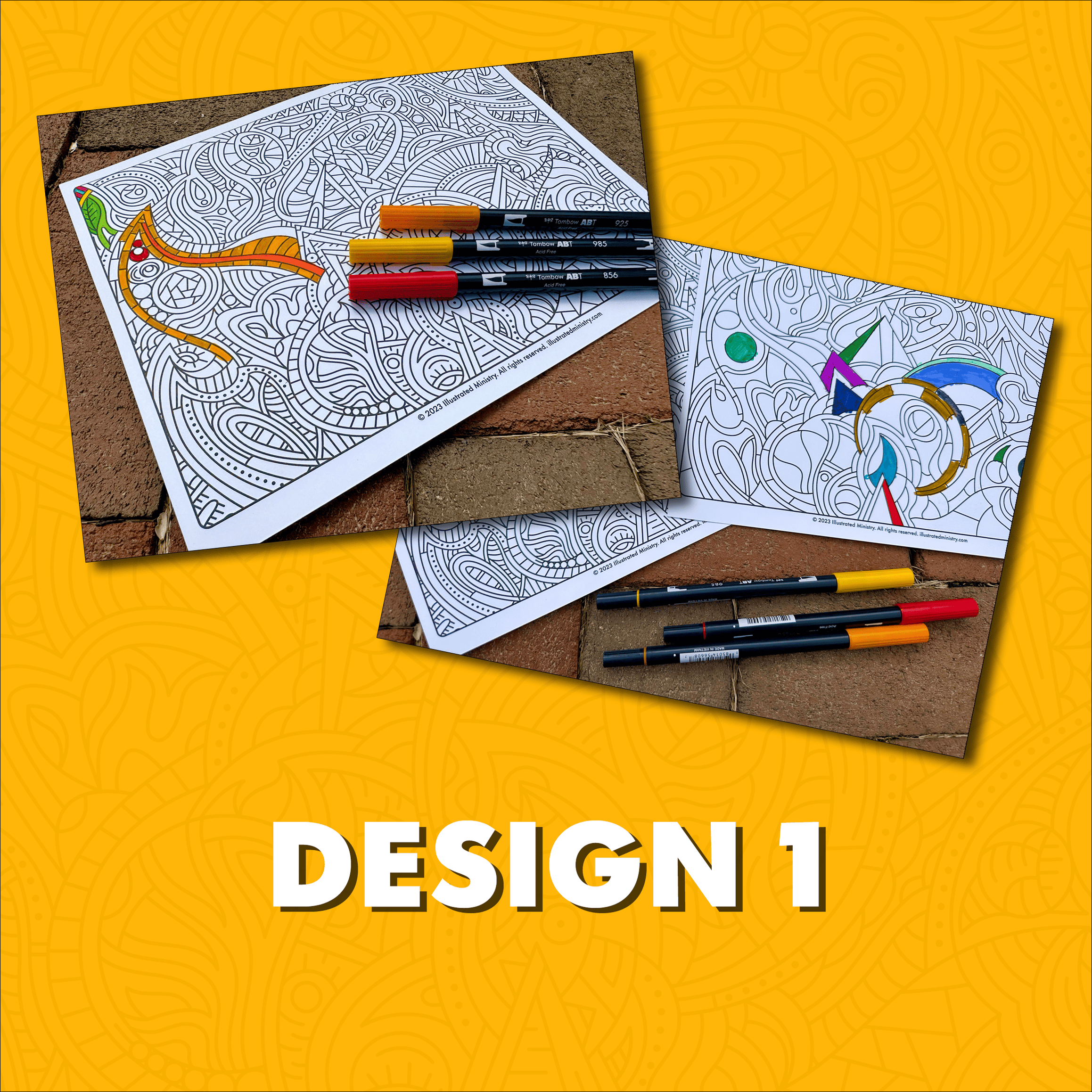 Meditative Coloring Page & Poster — Illustrated Ministry