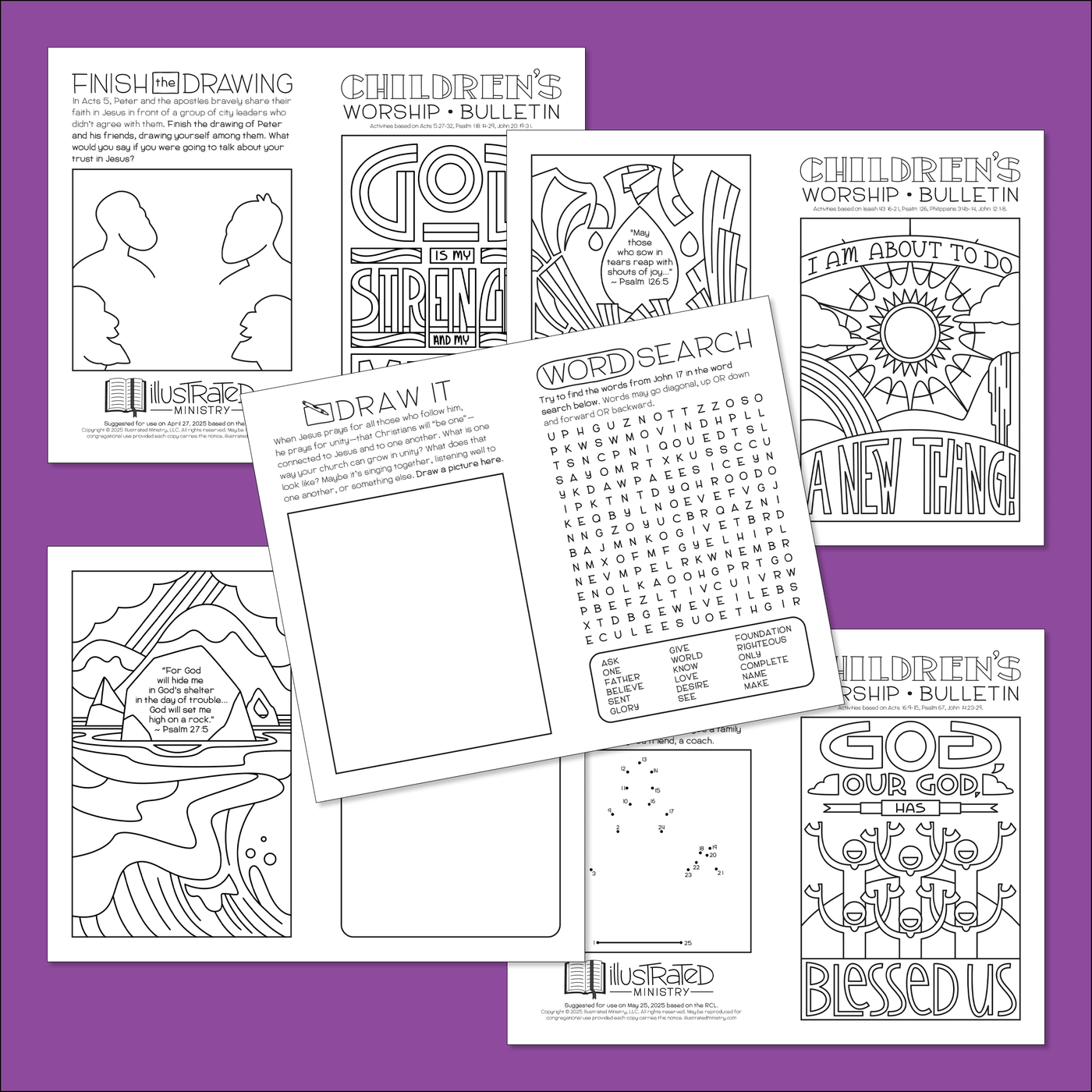 Illustrated Worship Children's Bulletins: Spring 2025 — Illustrated ...