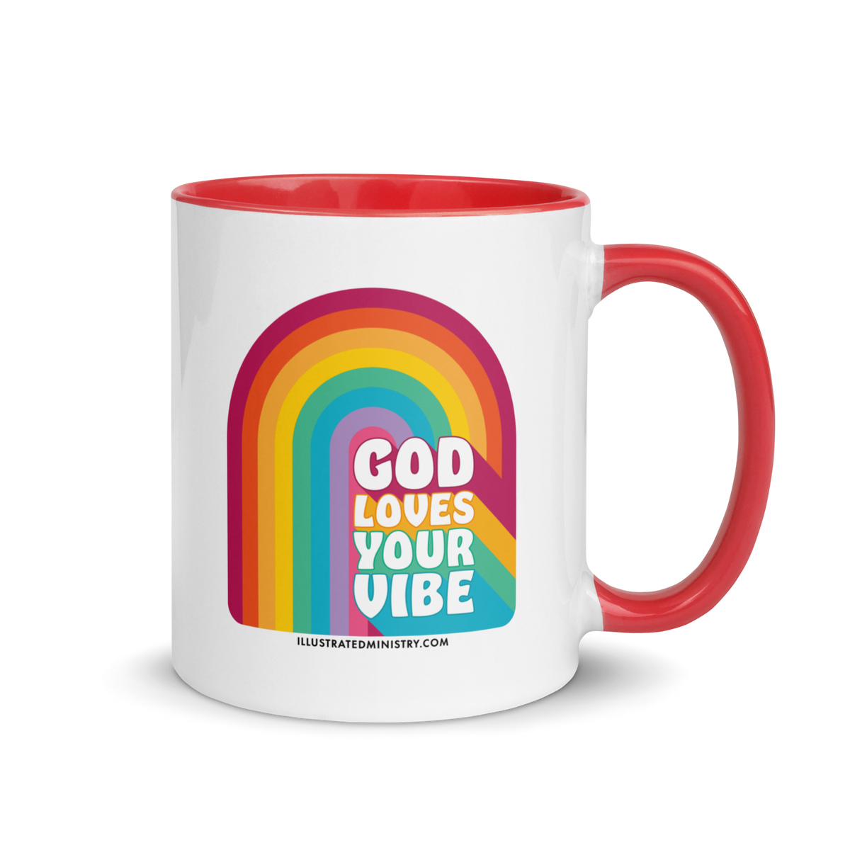 "God Loves Your Vibe" Mug — Illustrated Ministry