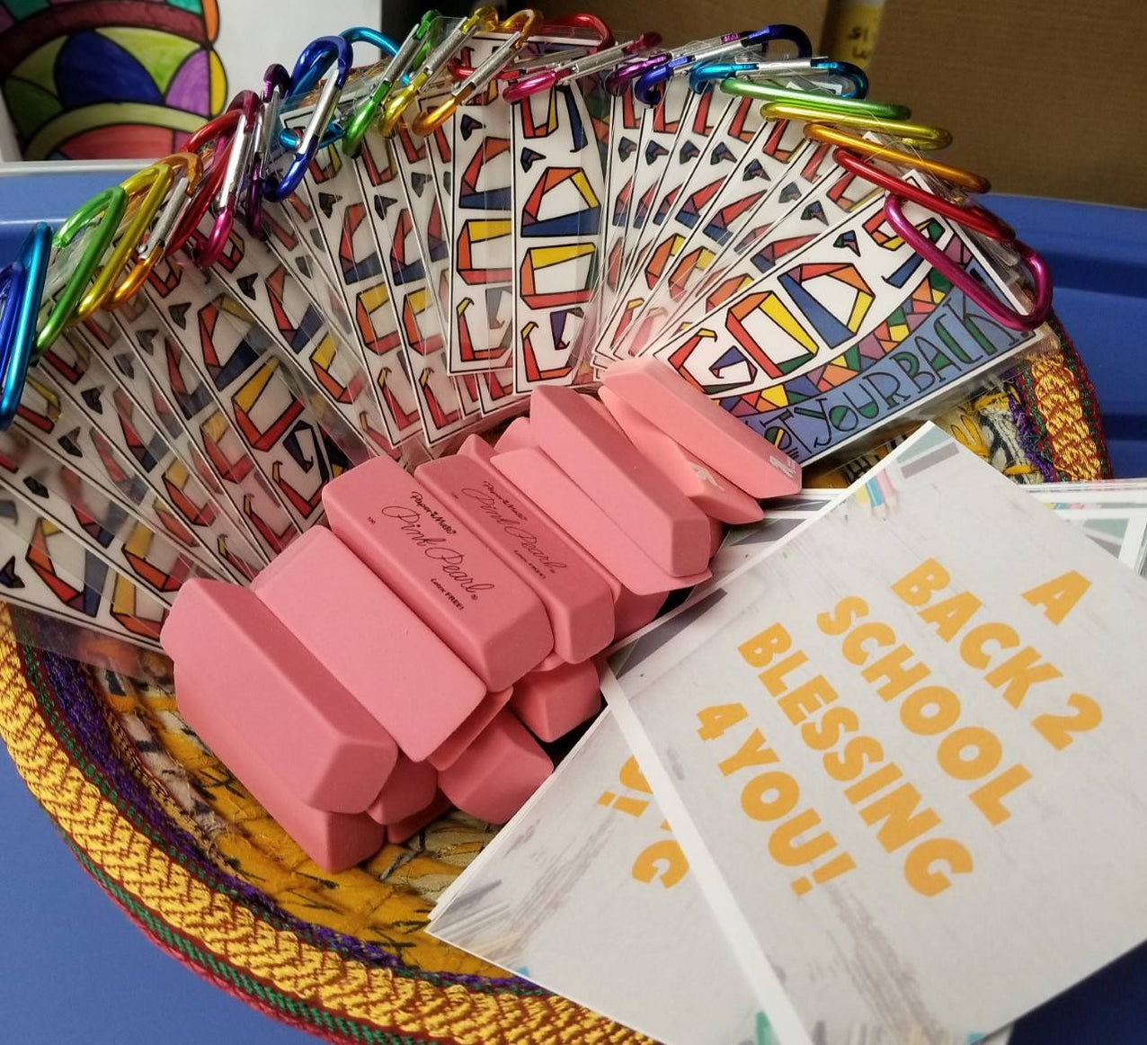 "God's Got Your Back" Backpack Tags — Illustrated Ministry