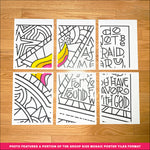 Do Not Be Afraid Coloring Page & Poster — Illustrated Ministry