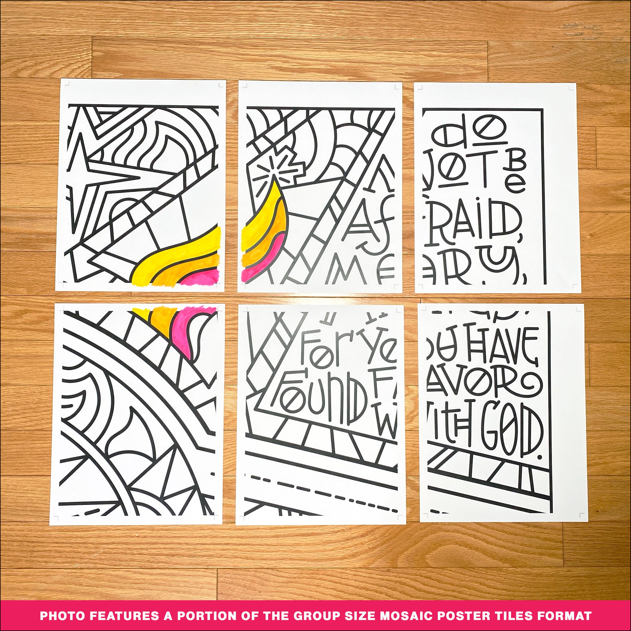 Do Not Be Afraid Coloring Page & Poster — Illustrated Ministry