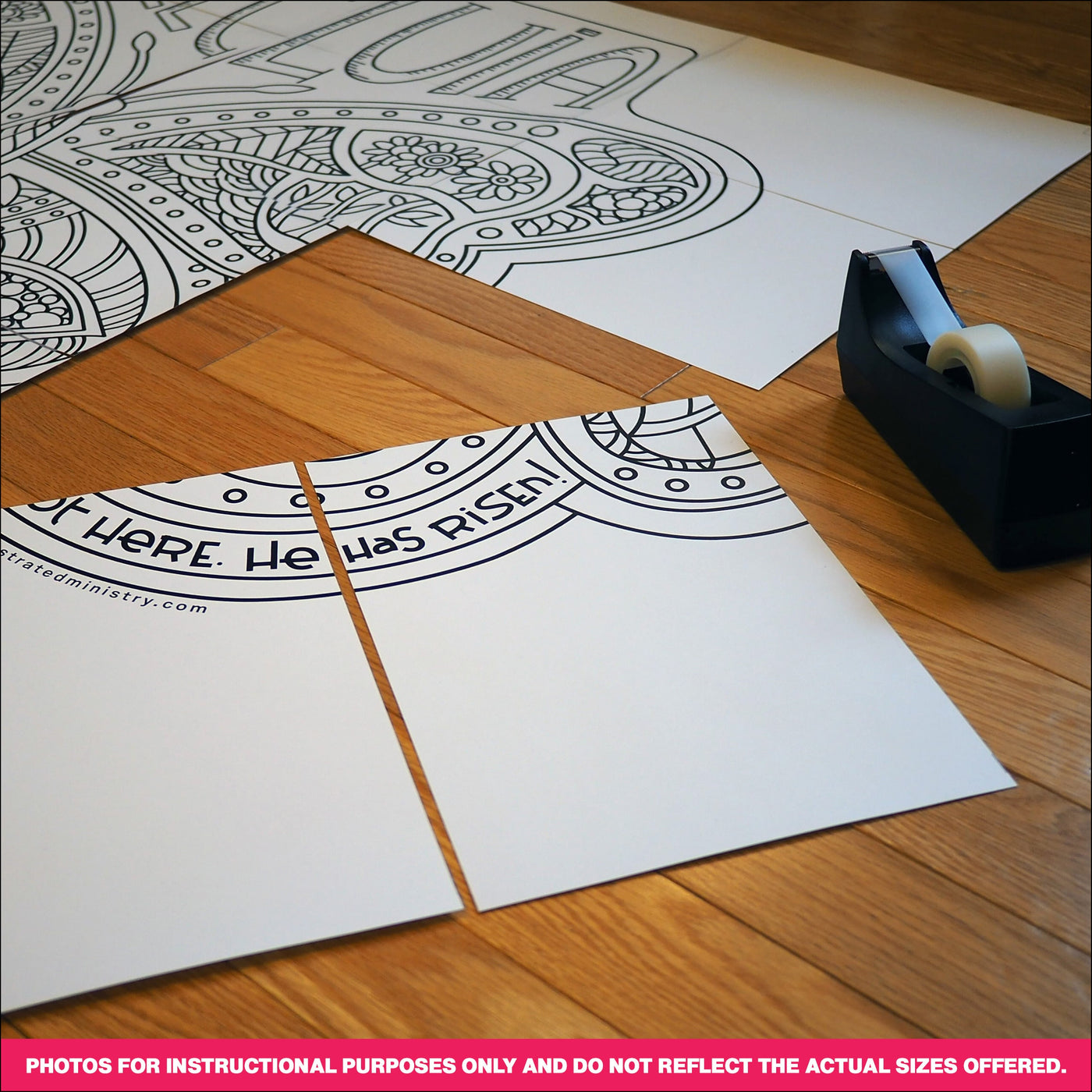 Alleluia Butterfly Coloring Page & Poster — Illustrated Ministry