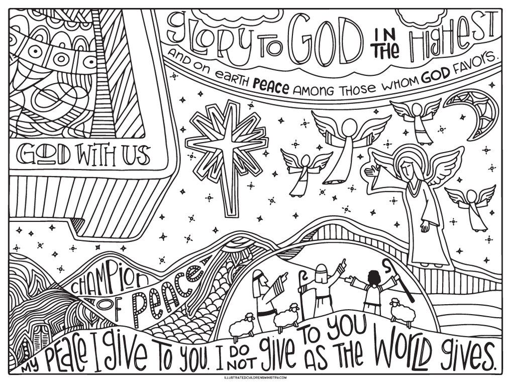 Names of the Messiah Coloring Posters — Illustrated Ministry