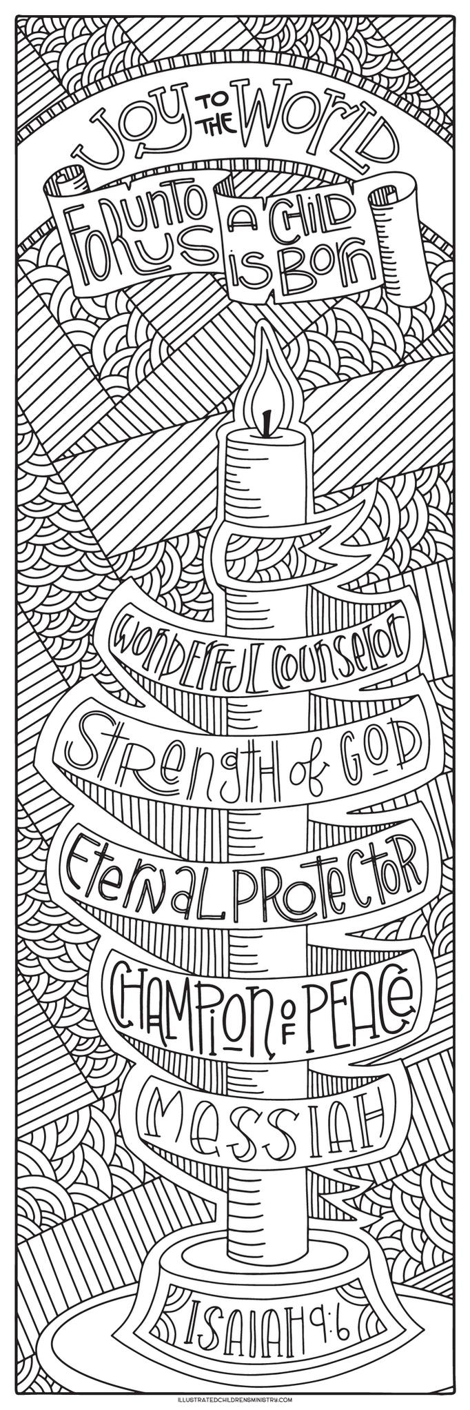 Names of the Messiah Coloring Posters — Illustrated Ministry
