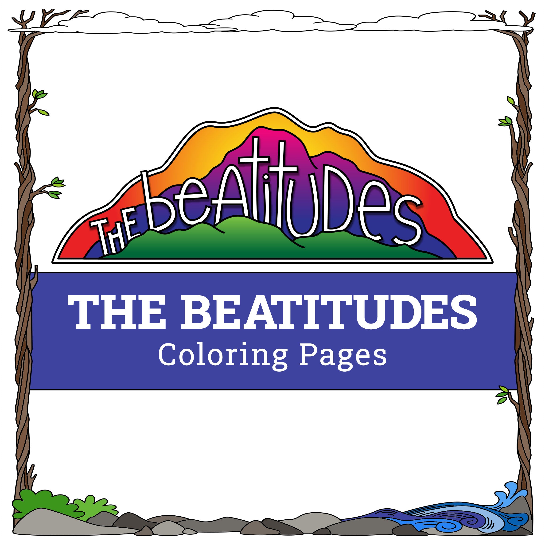 beatitude coloring pages