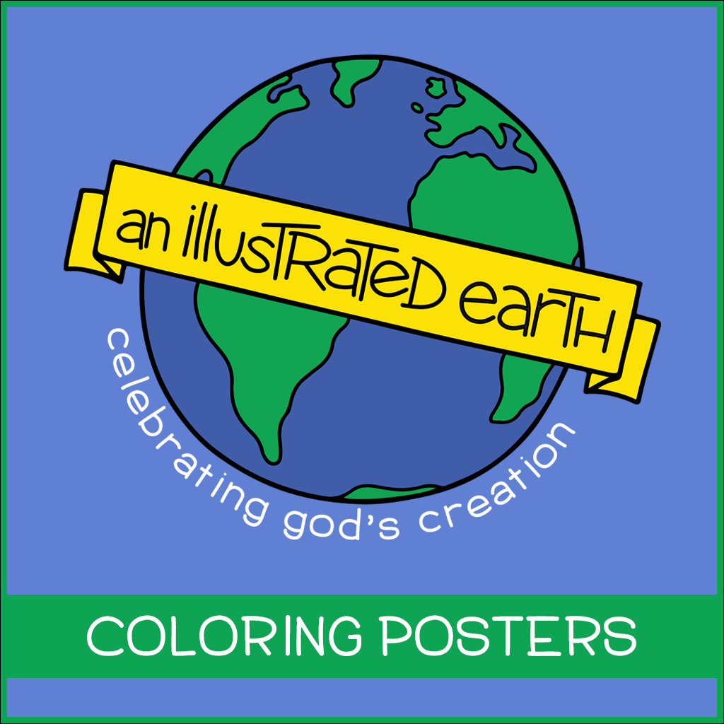 Illustrated Earth Coloring Posters — Illustrated Ministry