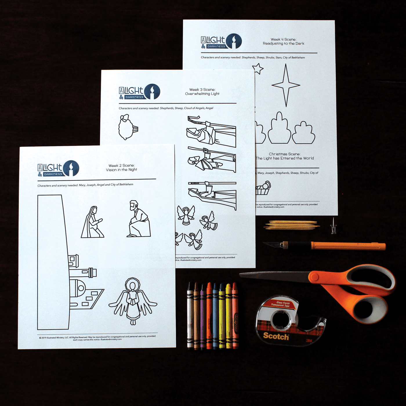 An Illustrated Christmas Shadow Box Theater — Illustrated Ministry