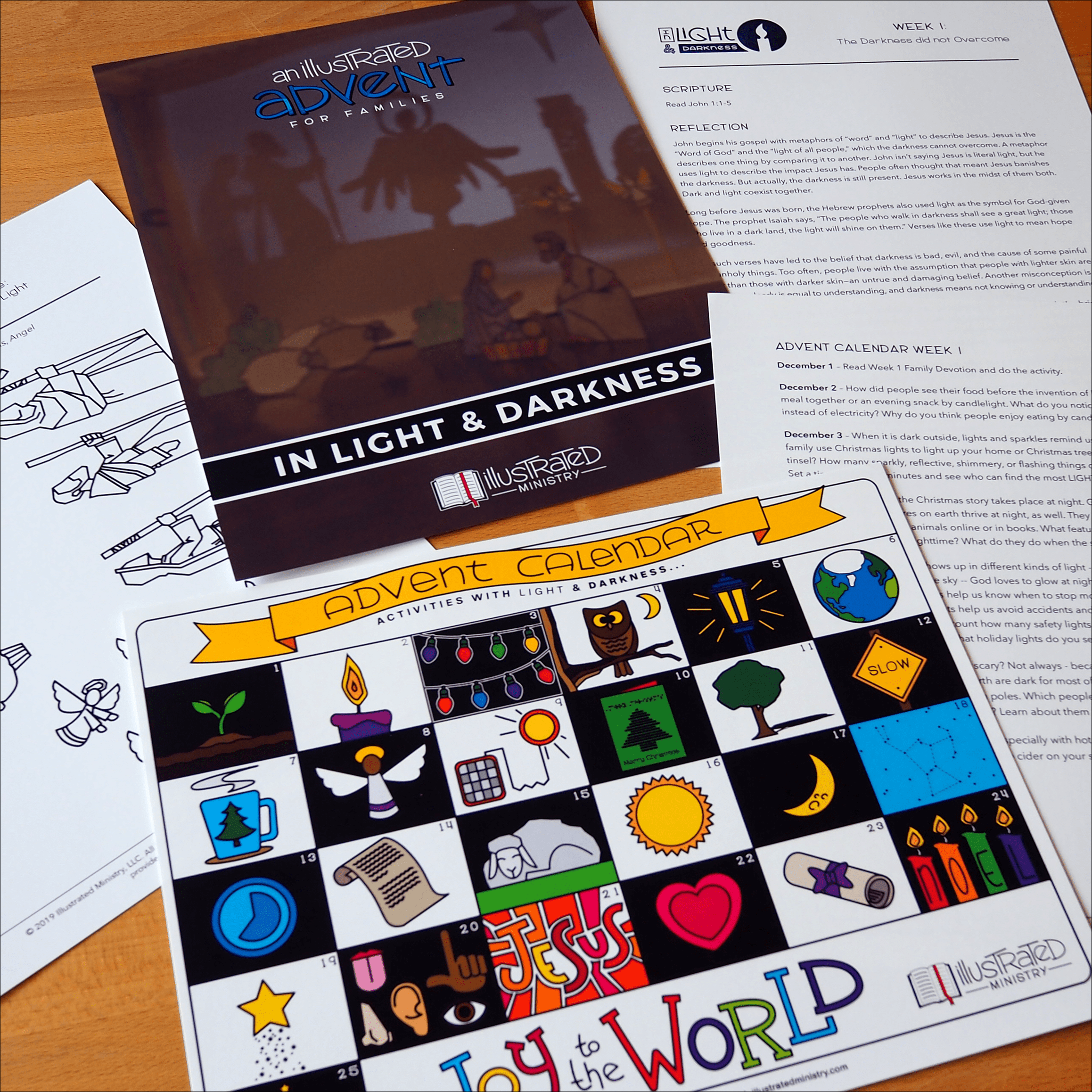 An Illustrated Advent for Families: In Light and Darkness — Illustrated ...