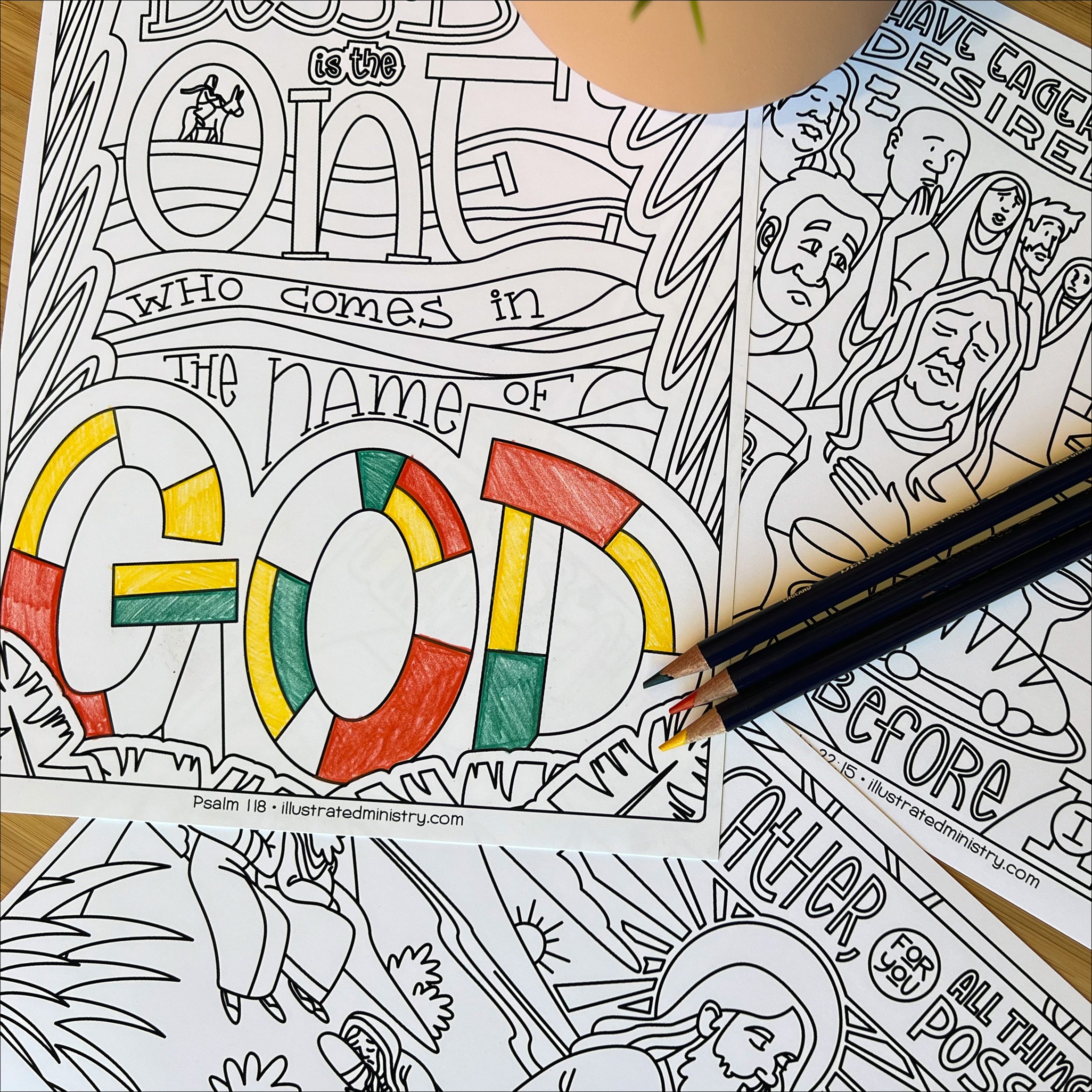 Holy Week Coloring Pages — Illustrated Ministry