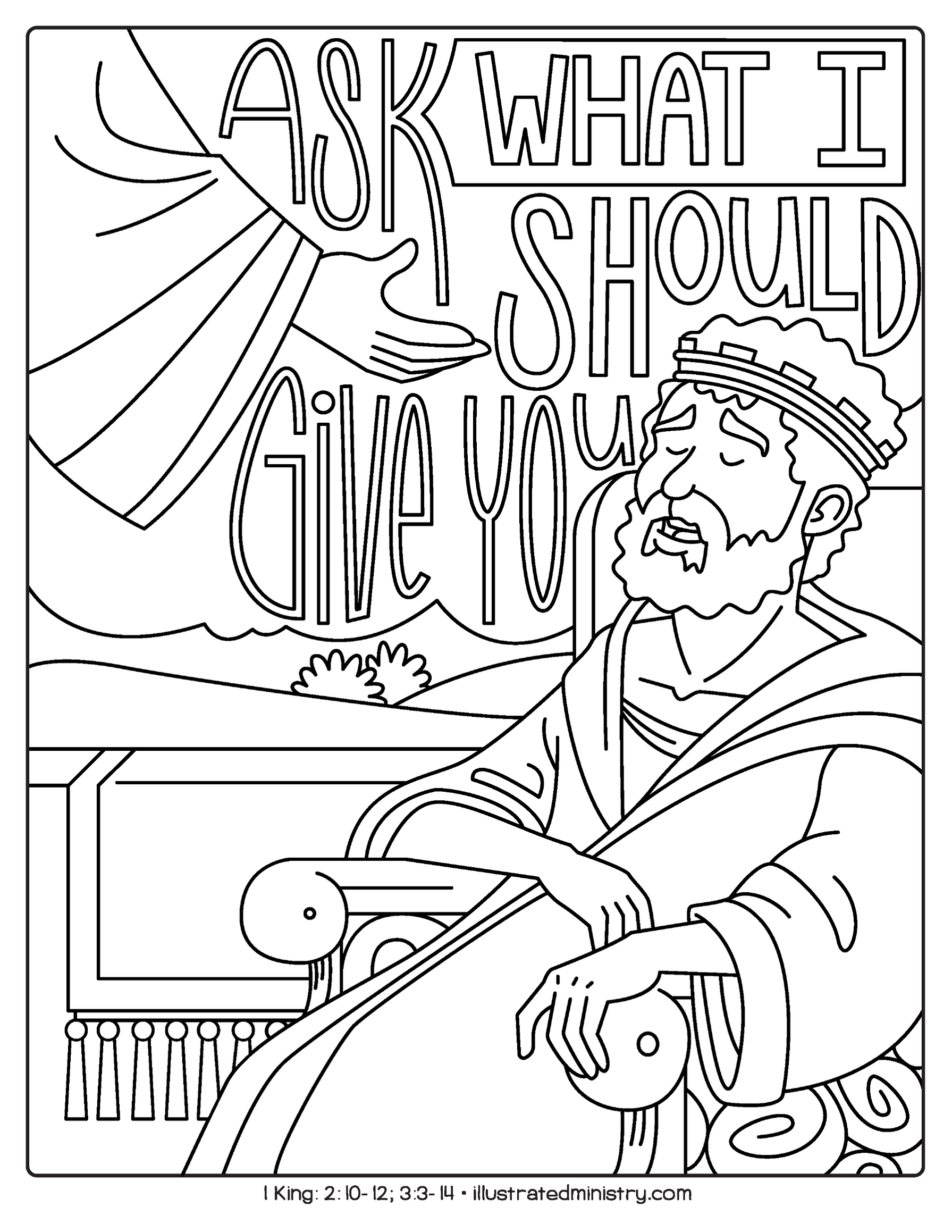 Bible Story Coloring Pages: Summer 2021 (Year B) — Illustrated Ministry