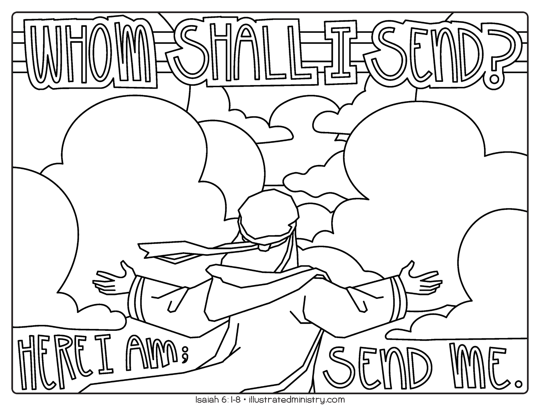 Bible Story Coloring Pages: Summer 2021 (Year B) — Illustrated Ministry