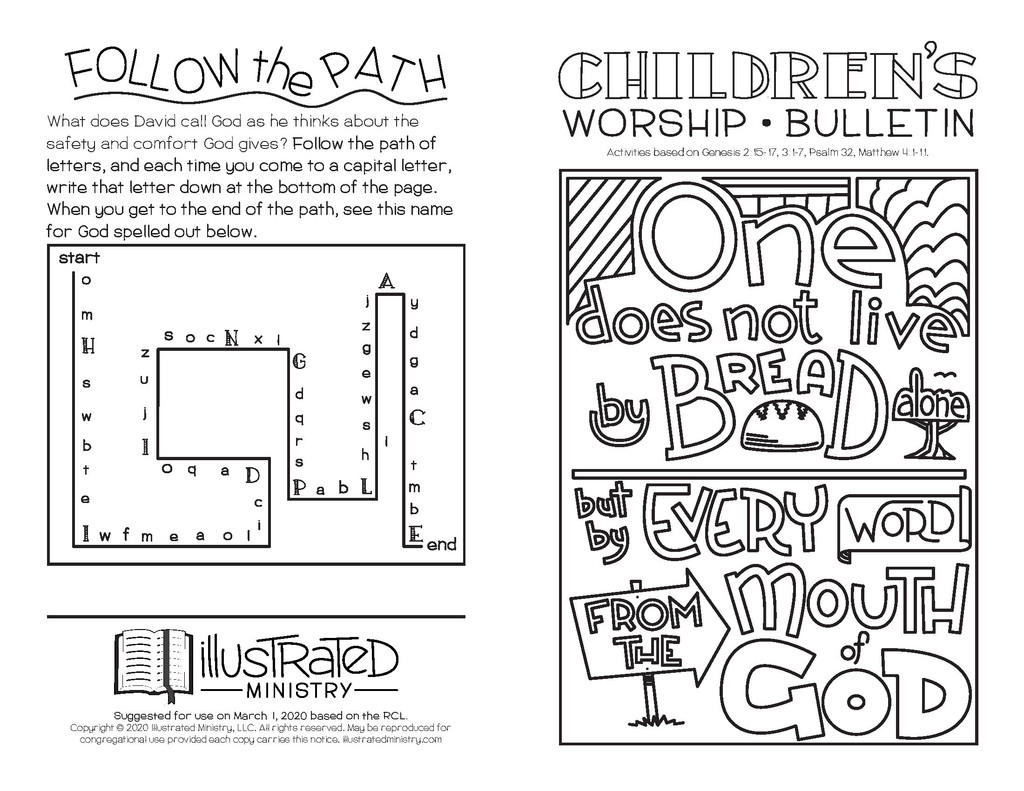 Children's Worship Bulletins — Illustrated Ministry