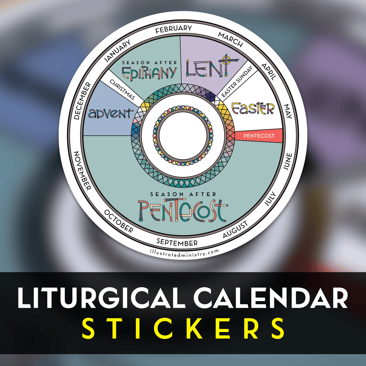 Liturgical Calendar Stickers — Illustrated Ministry