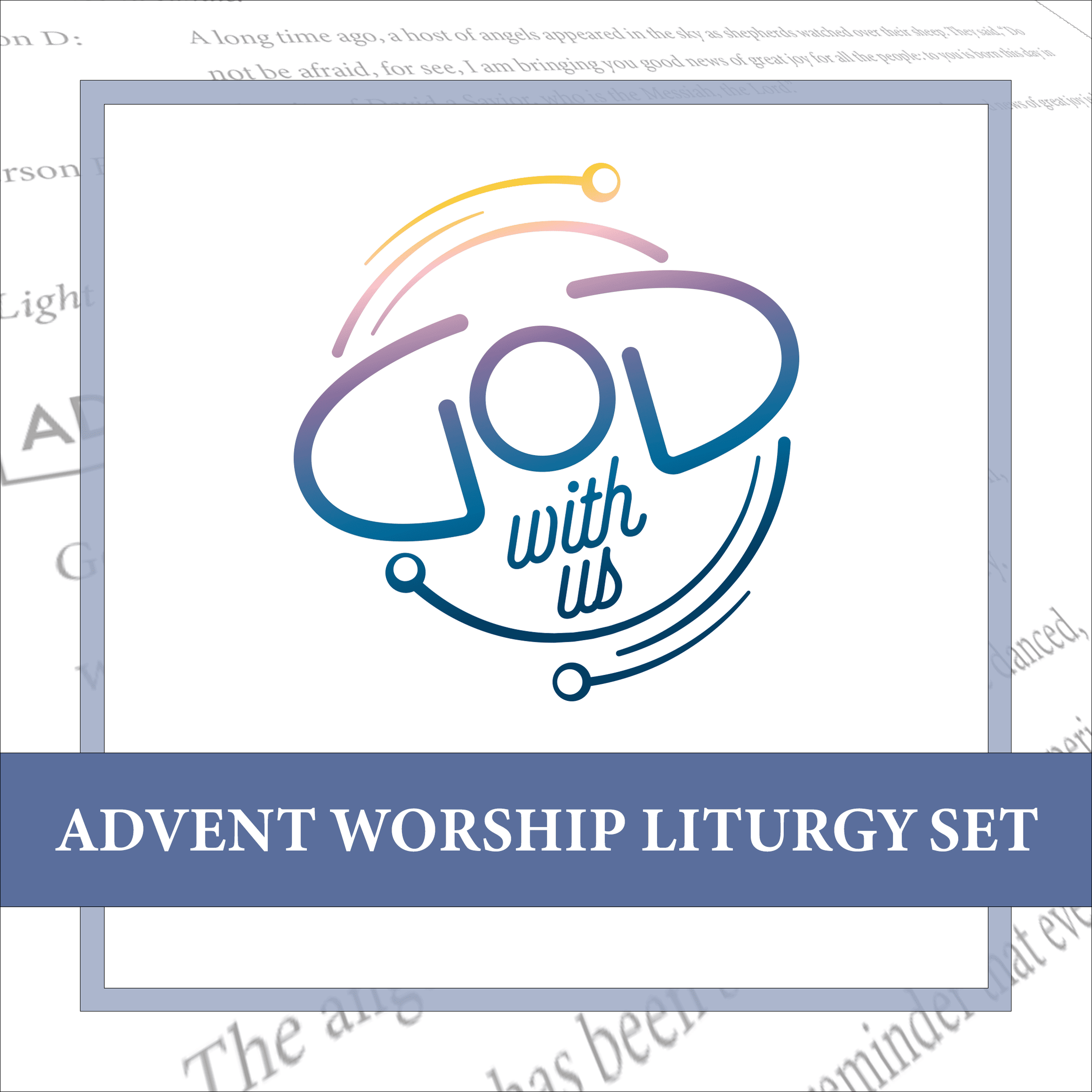 God With Us Advent Worship Liturgy Set — Illustrated Ministry