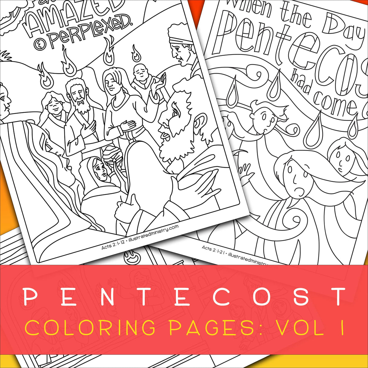 pentecost coloring pages for kids