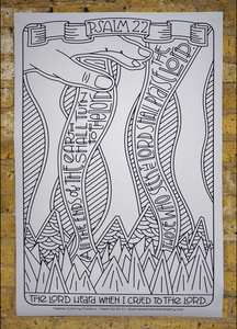 Psalms Coloring Posters • Create Communal Art Intergenerationally ...