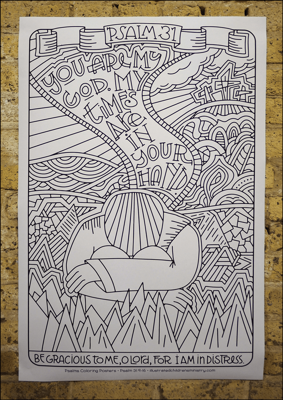 Psalms Coloring Posters • Create Communal Art Intergenerationally ...