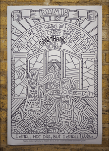 Psalms Coloring Posters • Create Communal Art Intergenerationally ...