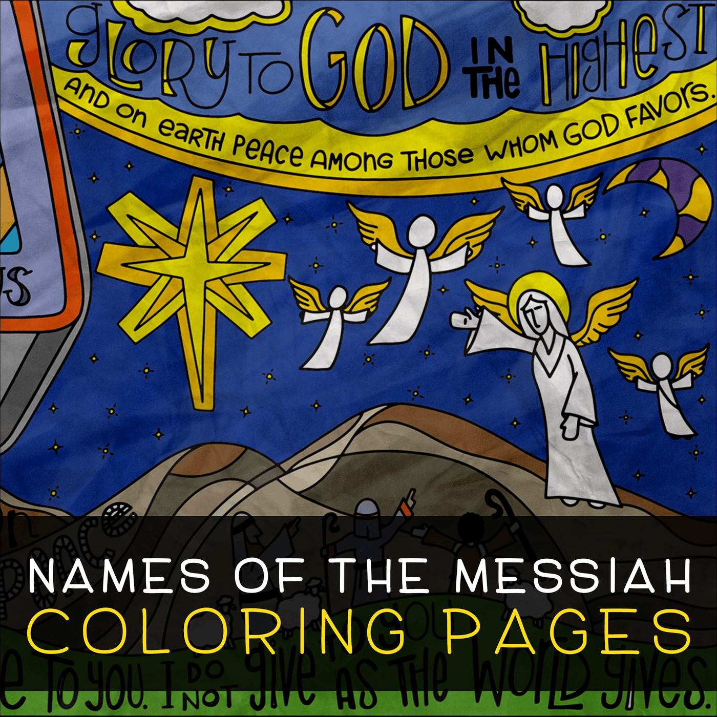 Names of the Messiah Coloring Pages — Illustrated Ministry