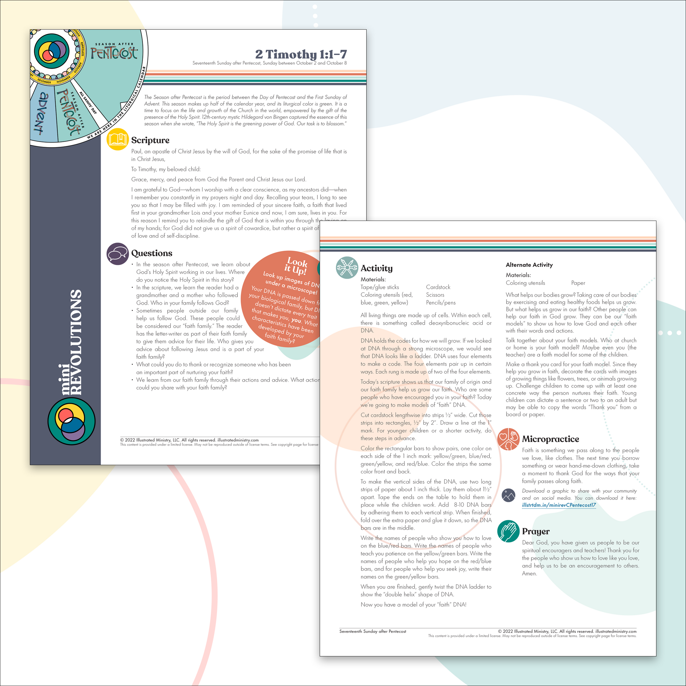 Mini Revolutions Curriculum: October 2022 — Illustrated Ministry