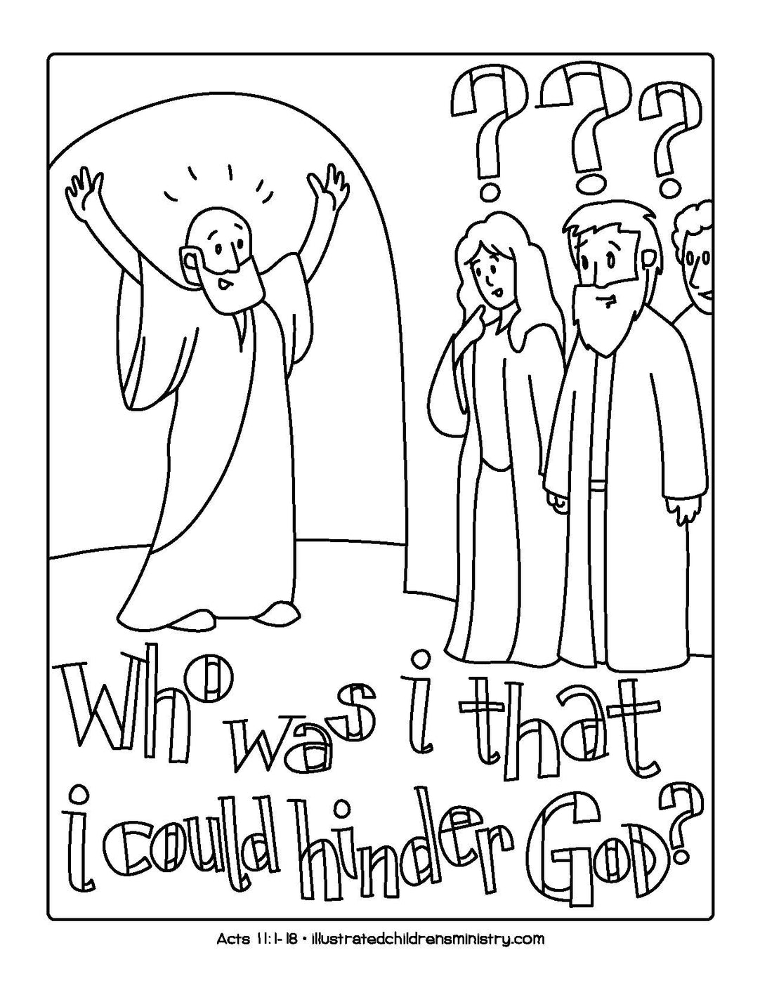 Bible Story Coloring Pages: Spring 2019 (Year C) — Illustrated Ministry