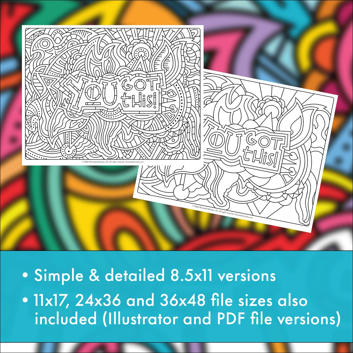 "You Got This" Coloring Page & Poster — Illustrated Ministry