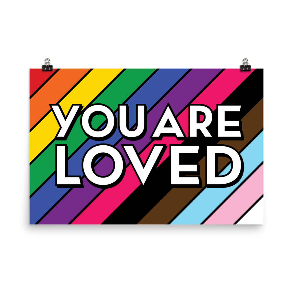 "You Are Loved" Poster Print — Illustrated Ministry