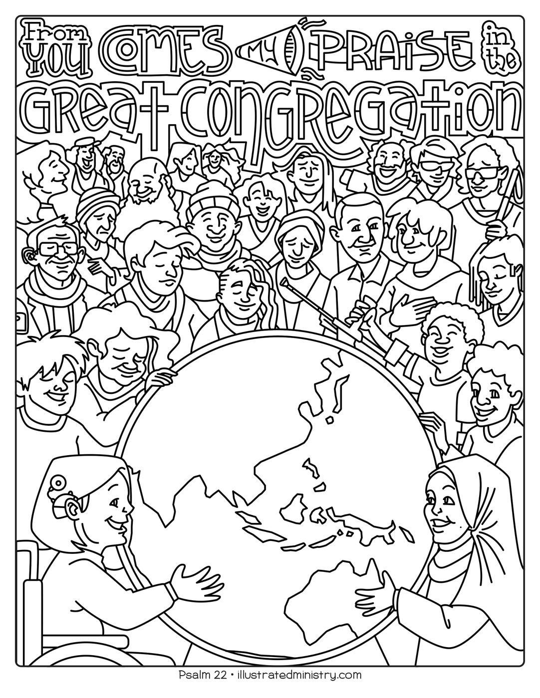 Bible Story Coloring Pages: Spring 2021 (Year B) — Illustrated Ministry